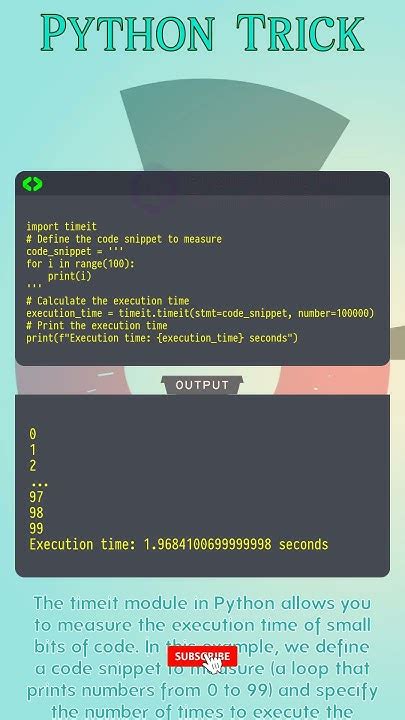 Calculating Execution Time In Python And How To Calculate Code Execution