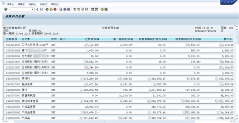 SAP科目余额表 输出控制 知乎