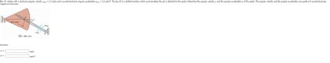 Solved Bar OC Rotates With A Clockwise Angular Velocity Woc Chegg