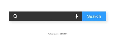 Search Bar Template Internet Browser Engine Stock Vector Royalty Free Shutterstock