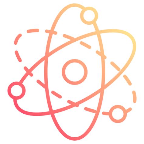 Atom Generic Gradient Outline Icon Freepik