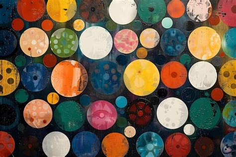 Premium Photo Array Of Multicolored Circles