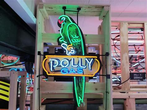 Polly Gas Neon Sign Pcarmarket