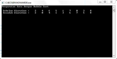 Contoh Program Algoritma Bubble Sort Rubyhon