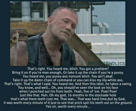 Michael Rooker As Merle Dixon Twd S1e3 Merle Dixon Quotes Merle