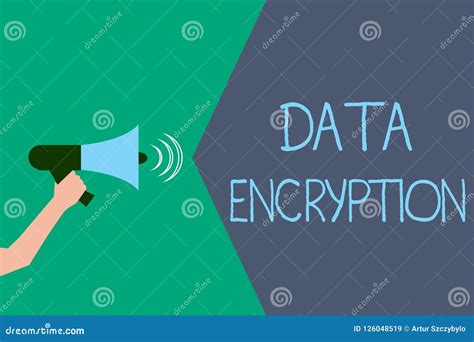 Writing Note Showing Data Encryption Business Photo Showcasing Symmetric Key Algorithm For The