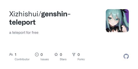 Github Xizhishuigenshin Teleport A Teleport For Free