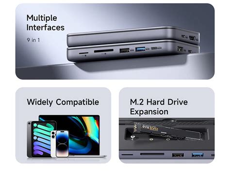 In Usb C Hub With M Nvme Sata Ssd Enclosure Shoptek Vietnam