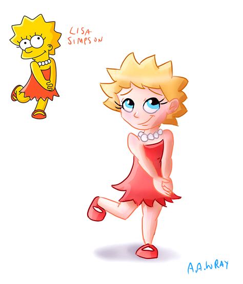 Lisa Simpson Redesign The Simpsons By Loveless Nights On Deviantart