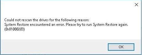 3 Ways To Fix The Restore Point Could Not Be Created