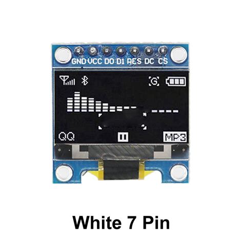 0 96in Serial 7 4pin Oled Display Module Ssd1306 Screen Board For Arduino White 7 Pin