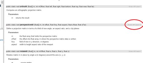 Where Is Perspectivem Method In Android Opengl Matrix Stack Overflow