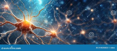 Neural Network Visualization Illustrates A Bright Neuron Firing In A Synaptic Impulse