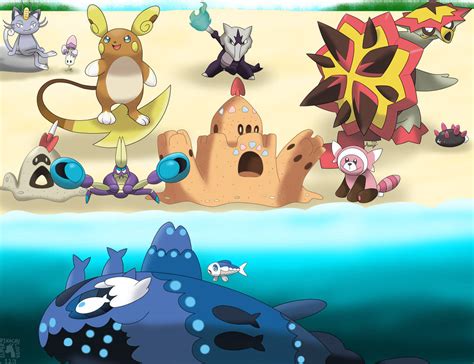 More Alola Pokemon And Alola Forms By Superpikachulover123 On Deviantart