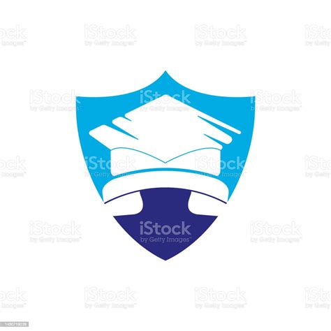 교육 호출 벡터 로고 디자인 템플릿입니다 졸업 모자 와 핸드셋 아이콘 로고 고객에 대한 스톡 벡터 아트 및 기타 이미지 고객 고객 서비스 담당자 공부 Istock