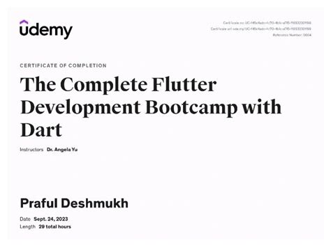 Angelayu Udemy Flutter Mobileappdevelopment Certification Udemy