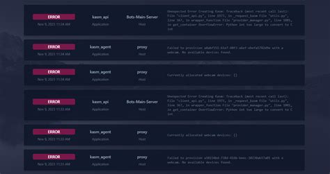 Unexpected Error Creating Kasm · Issue 86 · Kasmtechworkspaces Images