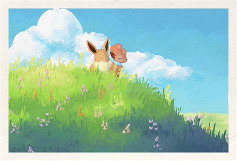 Eevee Vulpix Nintendo Pokemon Pokemon Mystery Dungeon Highres