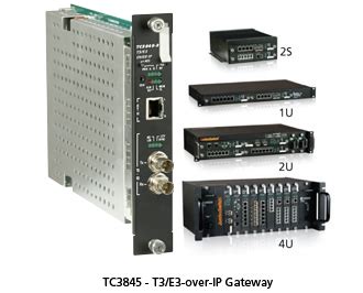 T3 E3 Over IP Gateway Extends DS3 Circuits