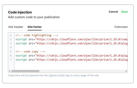 adding code styling to your ghost blog in 3 minutes