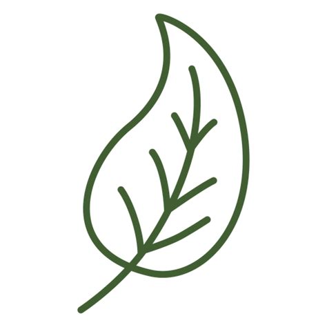 Leaf With Stem Icon Png And Svg Design For T Shirts
