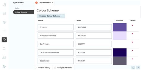 Anvil Docs Colour Schemes
