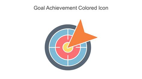 Goal Achievement Colored Icon In Powerpoint Pptx Png And Editable Eps Format Ppt Presentation