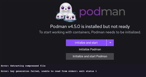 Macos Podman Machine Init And Start From Desktop Ui Fails · Issue