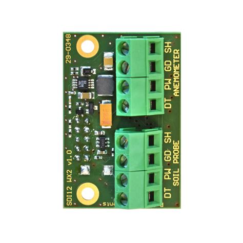 Sdi12 Chain Node Interface With 1 Imetos Acsentek Connector And 1 Ultrasonic Wind Speed