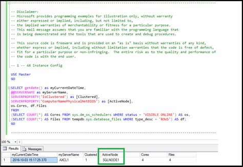 Clustered Sql Server Instance Example Ax Test Environment Configuration Concepts And Points Of