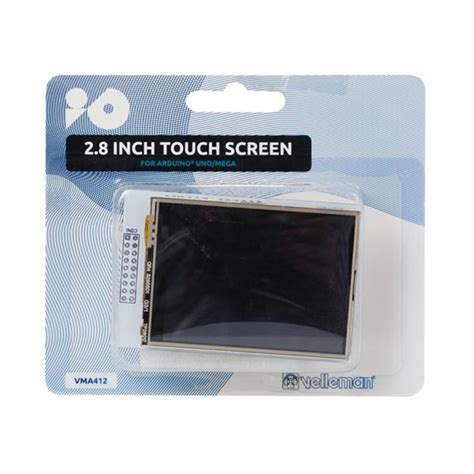 28 Touch Screen Lcd Shield For Arduino Robotshop