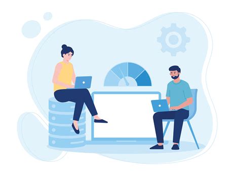 Analysis Of Database Storage Concept Flat Illustratiuon 35471249 Vector Art At Vecteezy