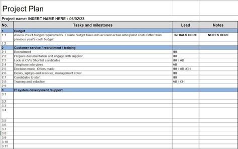 Gantt Chart Simple Project Planner Excel Project Planner Spreadsheet