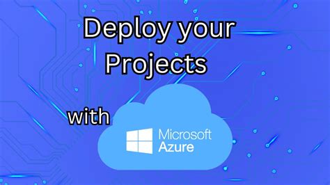 How To Deploy Your Projects On The Web Using Microsoft Azure Aspnet Core Tutorial Youtube