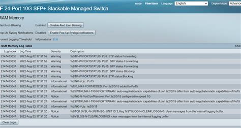 Solved Sg550xg Stack Is Crashing Discarding If Other Switch Is Connected Cisco Community
