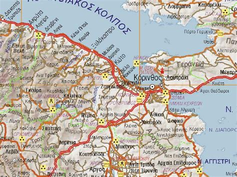 Map Of The Corinthian Gulf