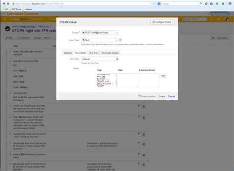 Xray 218 Xray Window Create Issue For Issue Type Test Is Way