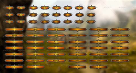 RPG User Interface Game Assets GraphicRiver
