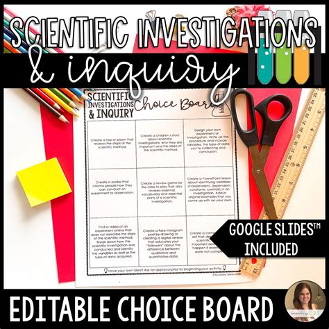 Scientific Method Anchor Chart