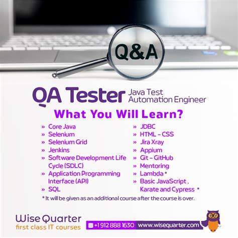 Sdet Success Wise Quarter Course