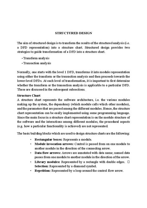 Structured Design Fundamentals Transforming Dfds To Structure Charts