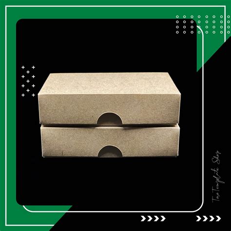 Rectangle Box With Lid Template Gift Box Template Candy Box Etsy