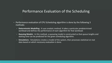 Process Scheduling Algorithms Pptx Operating Systems Computer