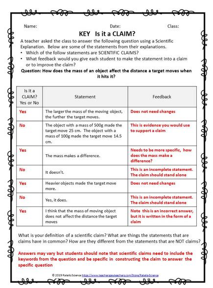 Ngss Sep Constructing Explanations Cer Supporting Materials Amped Up Learning