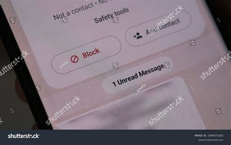 Block Message Features On Whatsapp Aplication Stock Photo Shutterstock