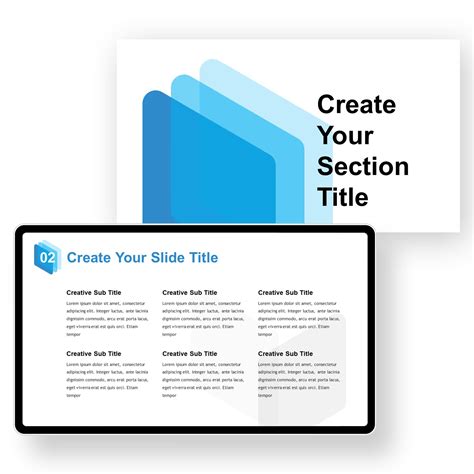 Parallel Shape Powerpoint Templates Powerpoint Free