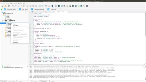 How To Set The Top Module And Enable Vhdl 2008 In Lattice Radiant Youtube