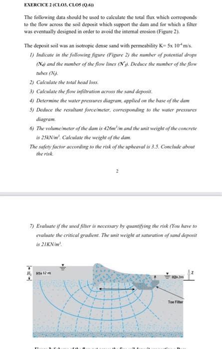 solved exercice 2 clo3 clo5 q 6 the following data