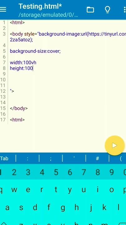 How To Add Background Image In Html Using Notepad Very Easy Shorts