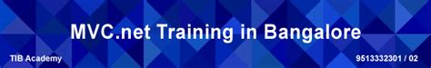 Best Mvcnet Training Institute In Bangalore Mvcnet Training In Bangalore